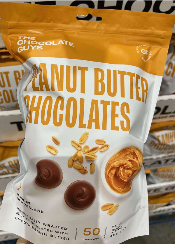 The Chocolate Guys Peanut Butter Chocolates 500g 50pces - Gluten Free Shop