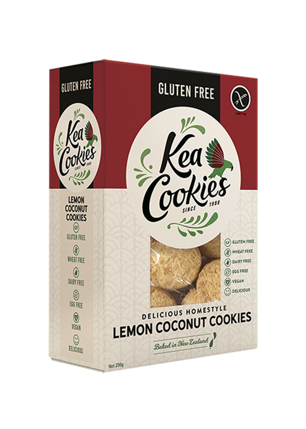 Kea Cookies Lemon Coconut Cookies 250g - Bulk Buy Discount Available ...