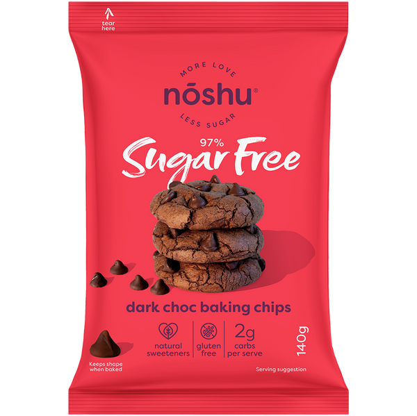 Noshu Dark Chocolate Baking Chips 140g - Bulk Buy Available DATED 11/9 ...